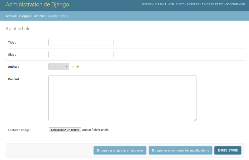 Django : framework web Python - Melting Poutre