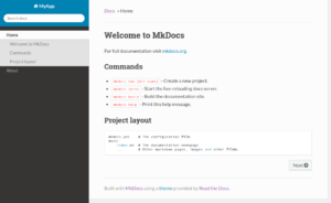 MkDocs : générateur de documentation - Melting Poutre